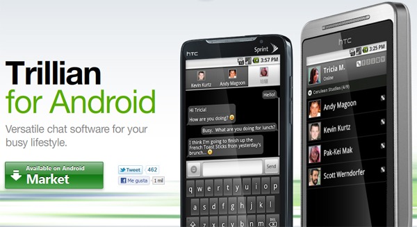 Trillian para Android, disponible nueva versión oficial de Trillian ...