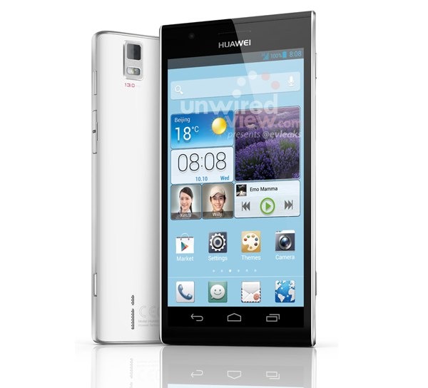 Huawei Ascend P2, aparece su primera imagen oficial