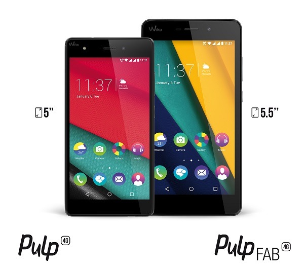 Wiko Pulp 4G y Wiko Pulp Fab 4G