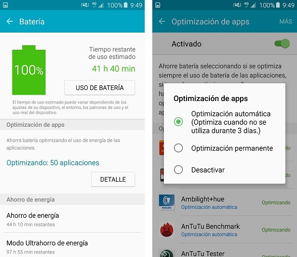 Cómo funciona el gestor Smart Manager en el Samsung Galaxy A5 2016