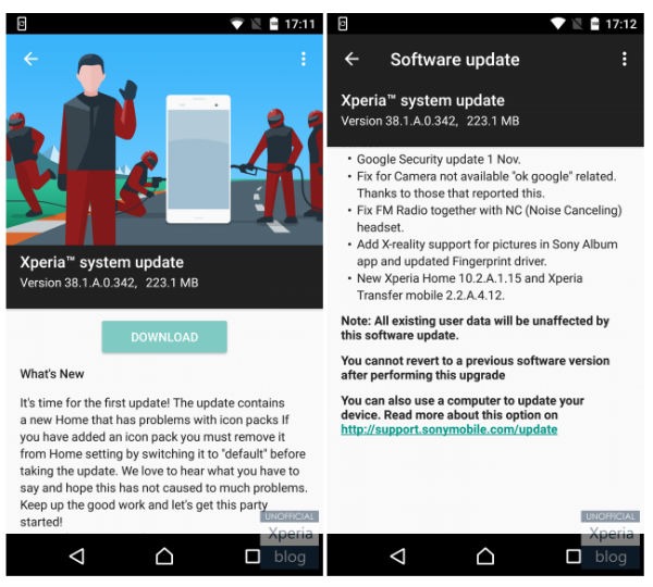 Así­ luce Android 7 en los móviles Sony Xperia