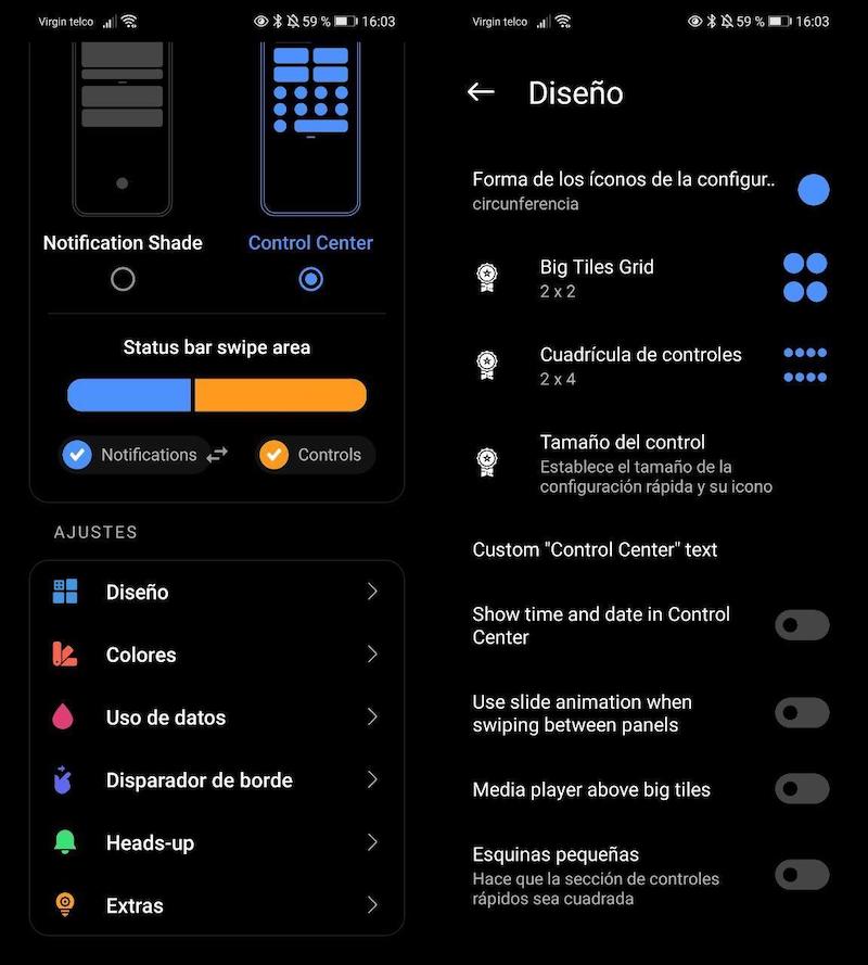 Cómo activar el Centro de Control de MIUI 12 en MIUI 10 y 11