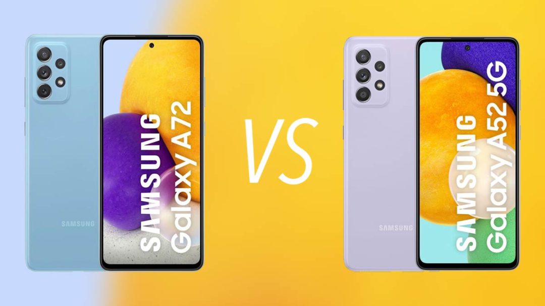 Samsung Galaxy A72 vs A52 5G, diferencias y cuál es mejor