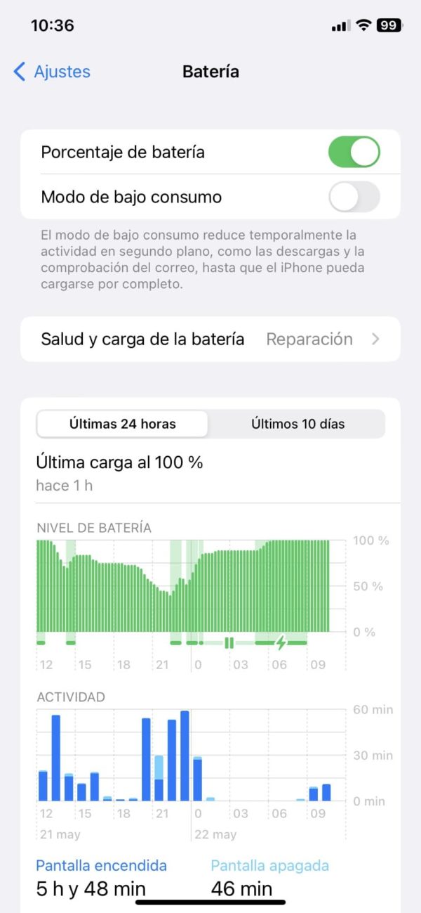 Cómo poner el porcentaje de batería en iPhone en iOS 16