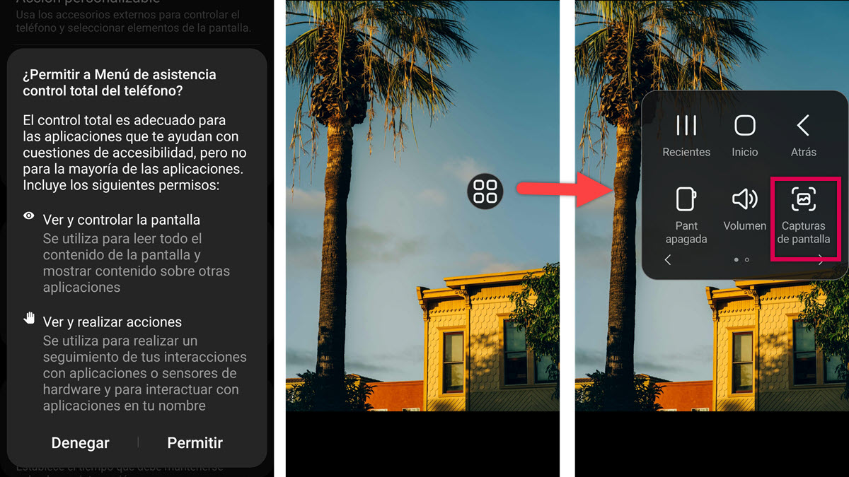 Cómo hacer capturas de pantalla y grabar pantalla en Samsung