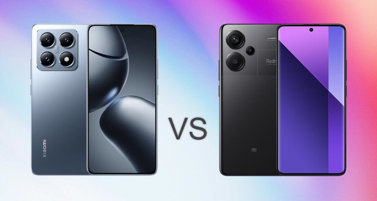 Xiaomi 14T vs Redmi Note 13 Pro+, diferencias, comparativa y cuál es mejor