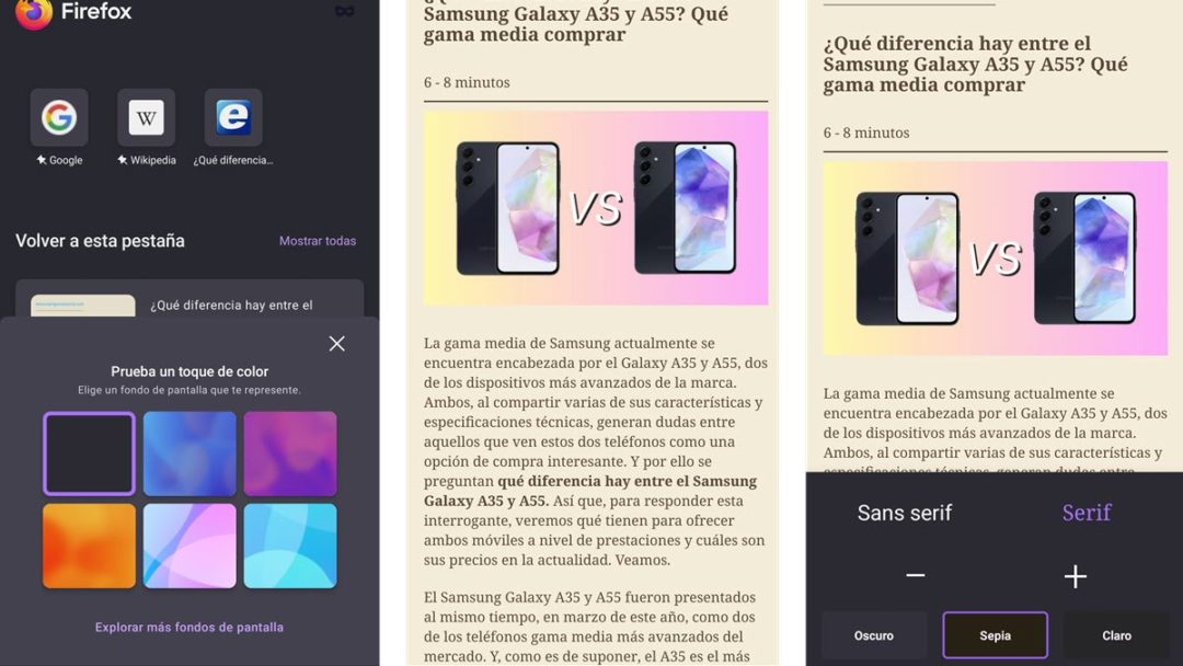 ¿Cuál es el mejor navegador web para Android? Mi experiencia con Chrome, Firefox, Edge y Brave