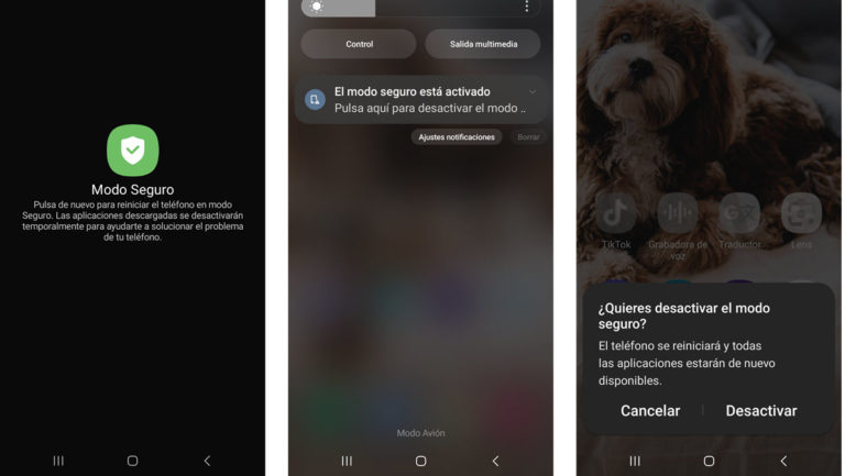 Cómo quitar el modo seguro en Android