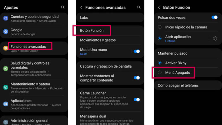 Cómo configurar el botón de apagado de mi móvil en 2025